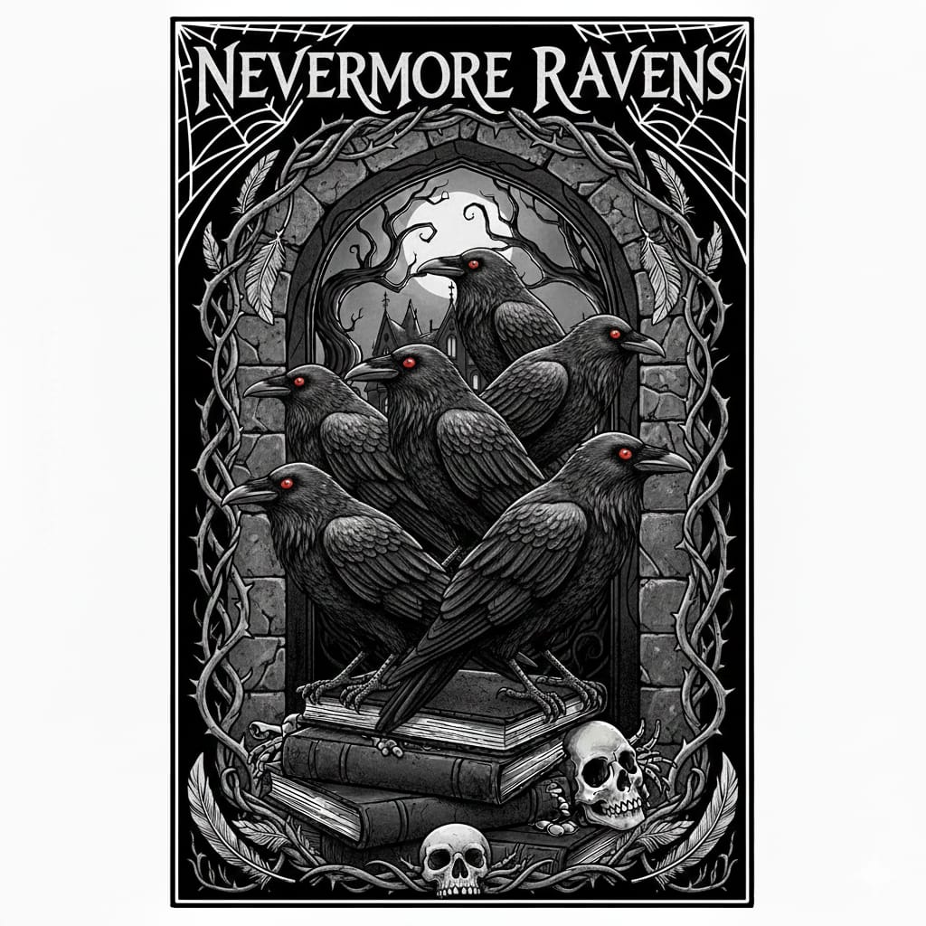 Never More — Cards